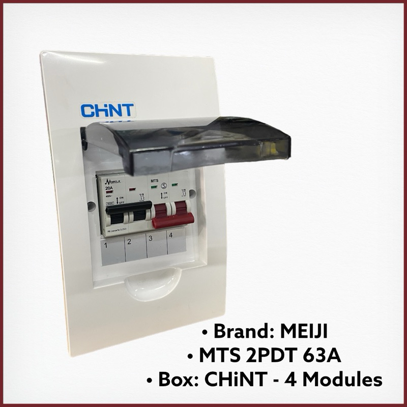 MEIJI MTS 2PDT 20A | 32A | 40A | 63A | 100A | sk electrical | Shopee ...