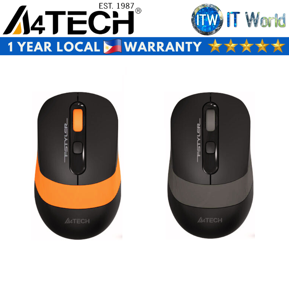 A4tech FG10 - 2.4G Wireless Mouse (Orange | Grey) | itw | Shopee ...
