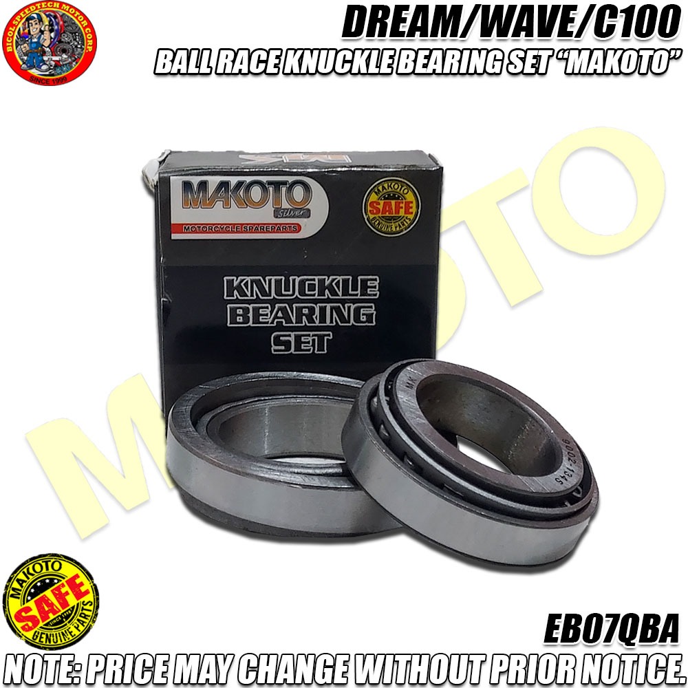 DREAM / WAVE / C100 BALL RACE KNUCKLE BEARING SET "MAKOTO" (EB07QBA ...