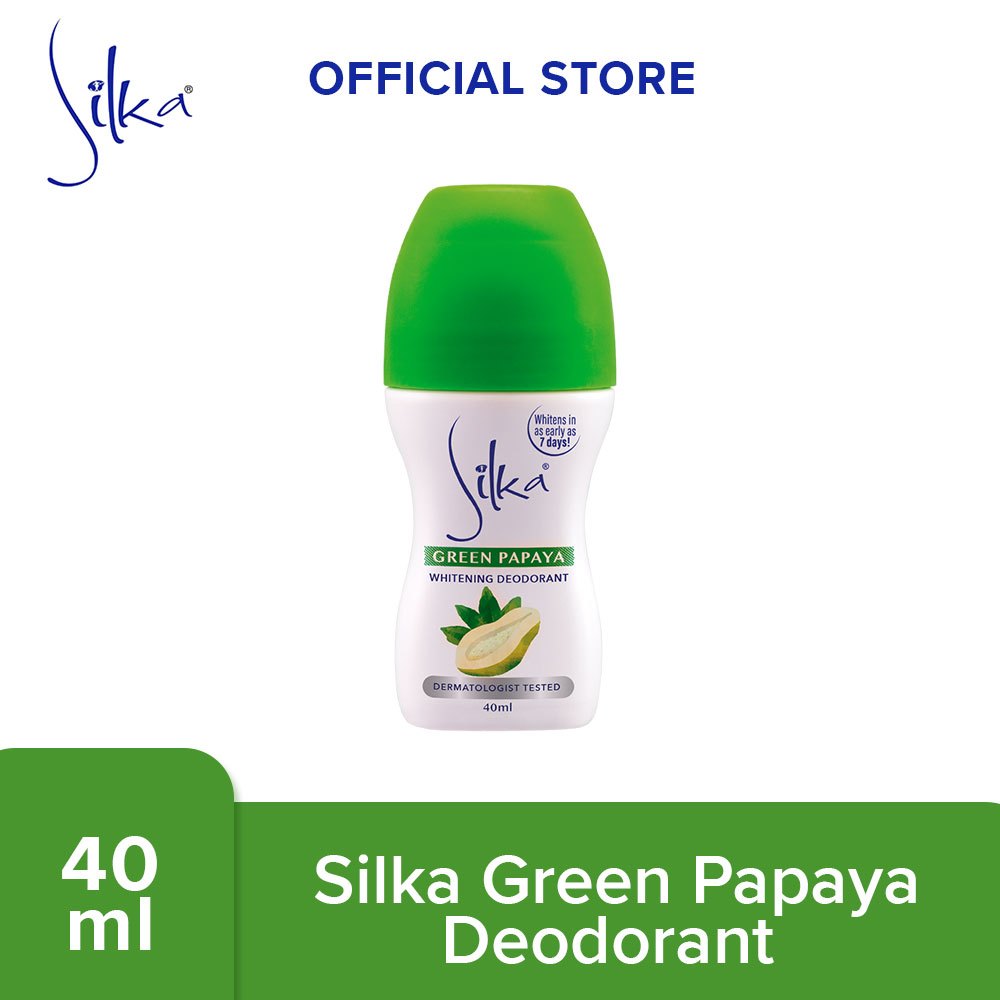 Silka Green Papaya Deodorant 40mL | Shopee Philippines