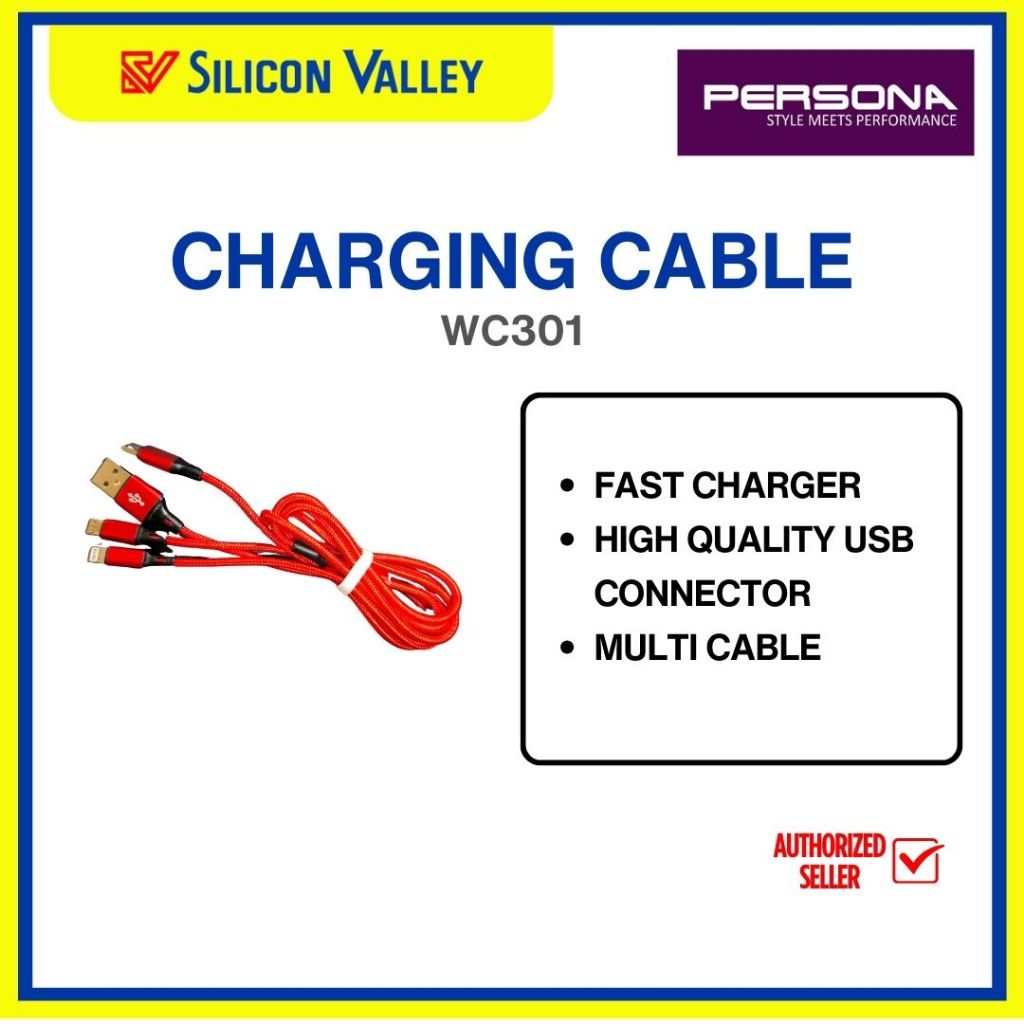PERSONA WC301 CHARGING CABLE | Shopee Philippines