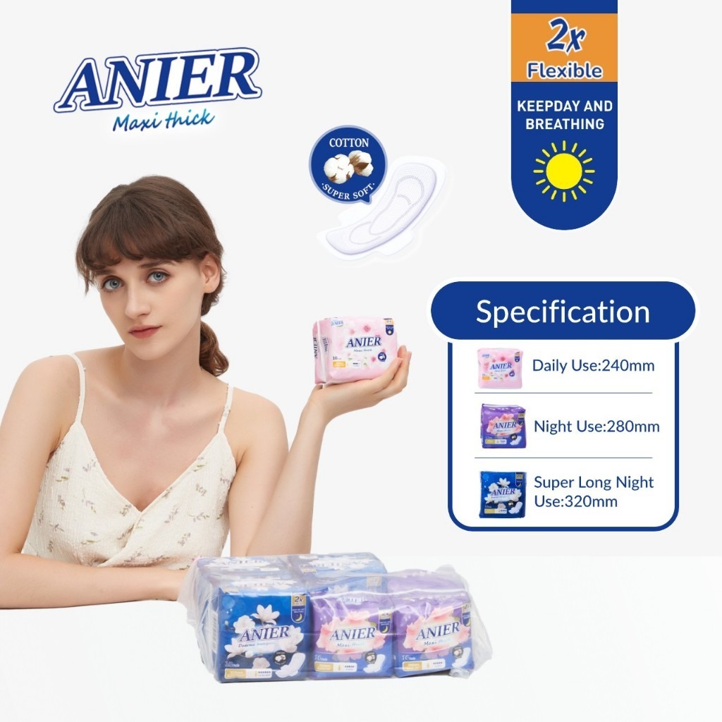 ANIER Freedom Ultrathin Sanitary Napkins 28cm -32cm 10 Pads | Shopee ...