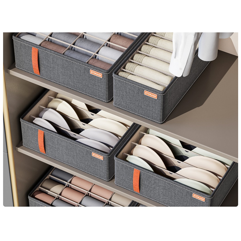 BUTTERFLY 1pc Foldable Underwear Organizer Socket Storage Box Cabinet ...