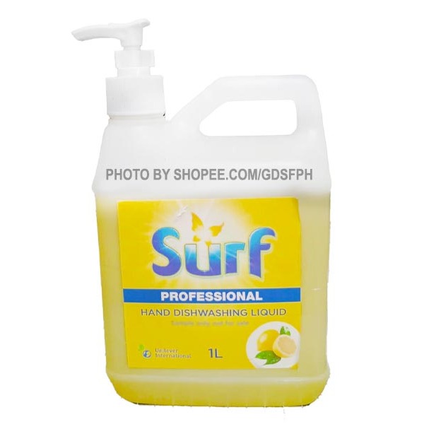 Surf Dish Washing Liquid 1L 1 Liter Lemon Scent Sample Trial Pack ...