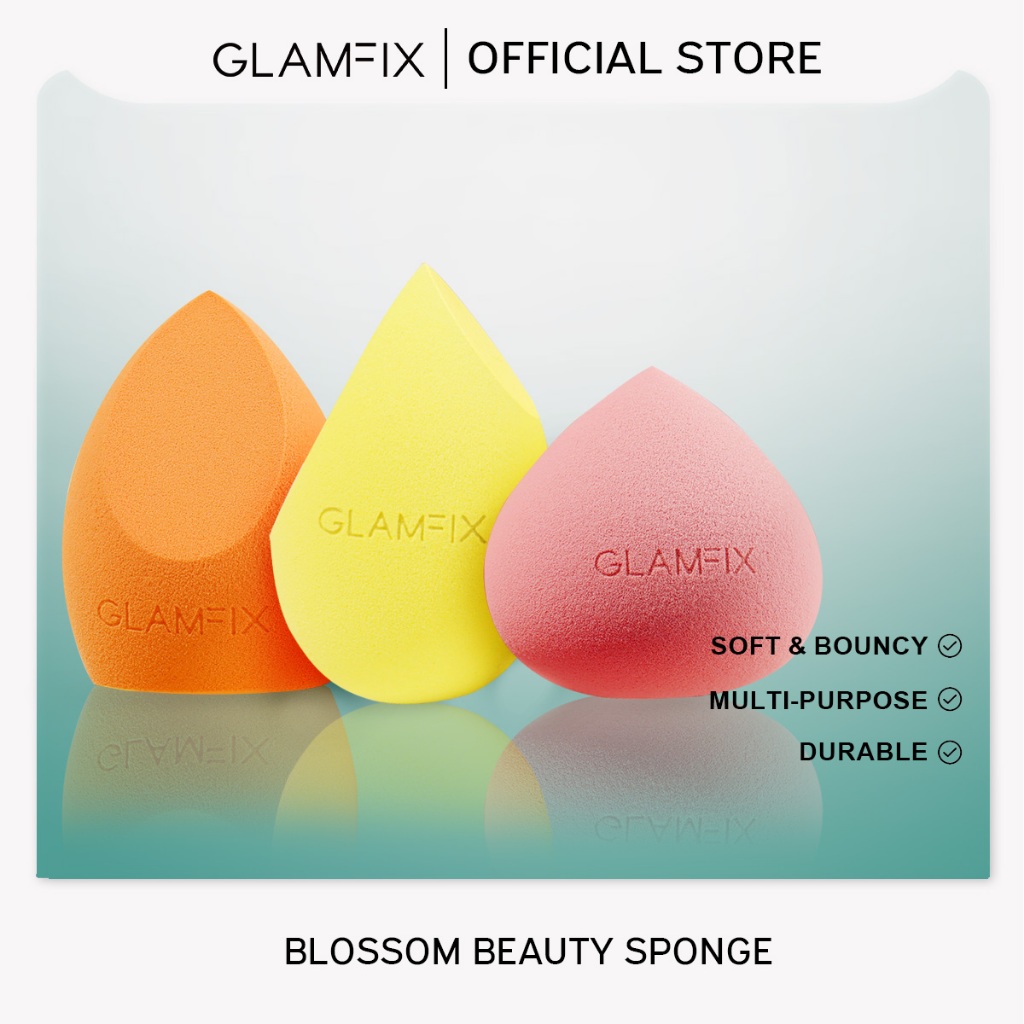 GLAMFIX BLOSSOM BEAUTY SPONGE- Sponge Beauty Blender Make Up Blender ...