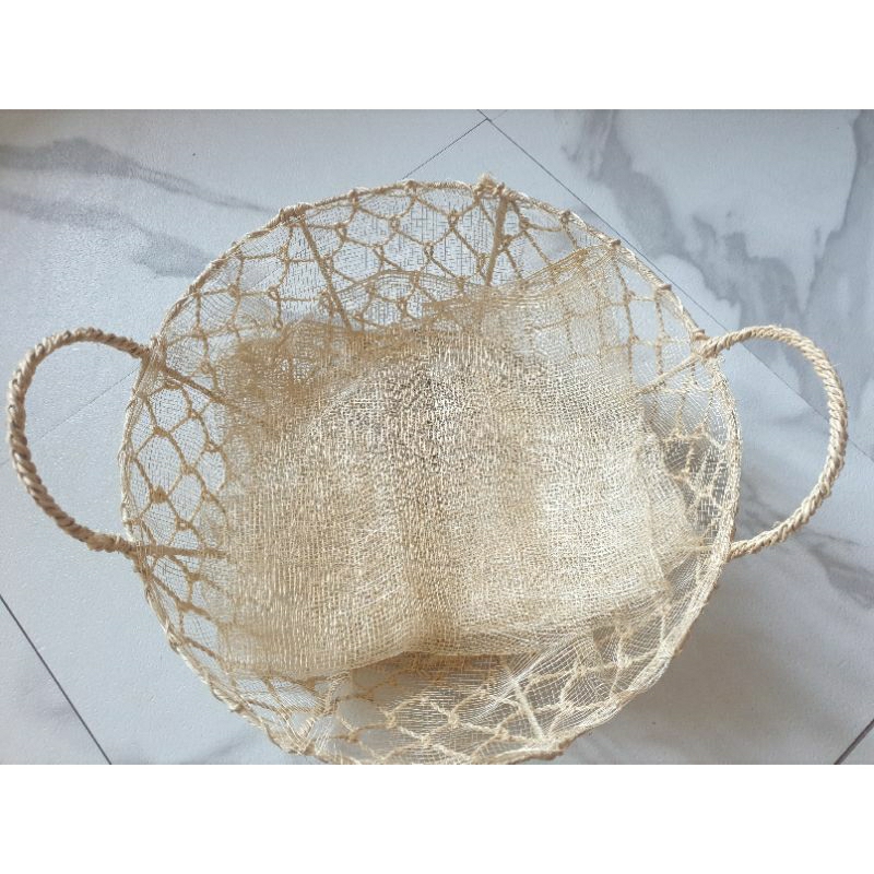 native tray/grocery / fruit tray with or with out sinamay | Shopee ...