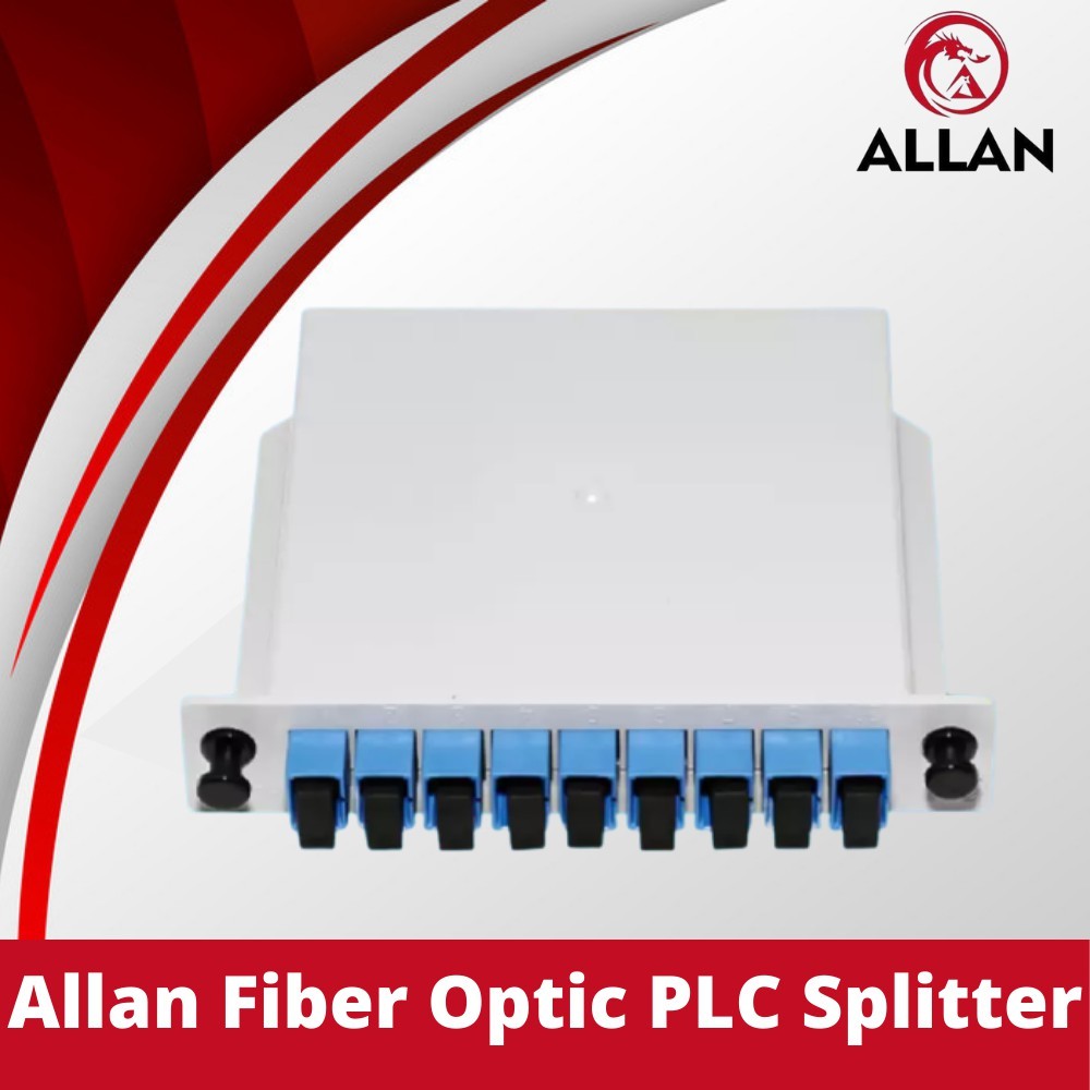 ALLAN Fiber Optic Plc Splitter 1:8 Insertion Outdoor Electrical ...