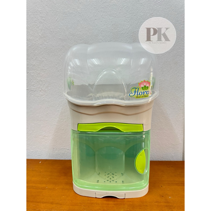 8809-MDC Uniglobal Mini Floral Dish Cabinet (Kitchen Rack) | Shopee ...