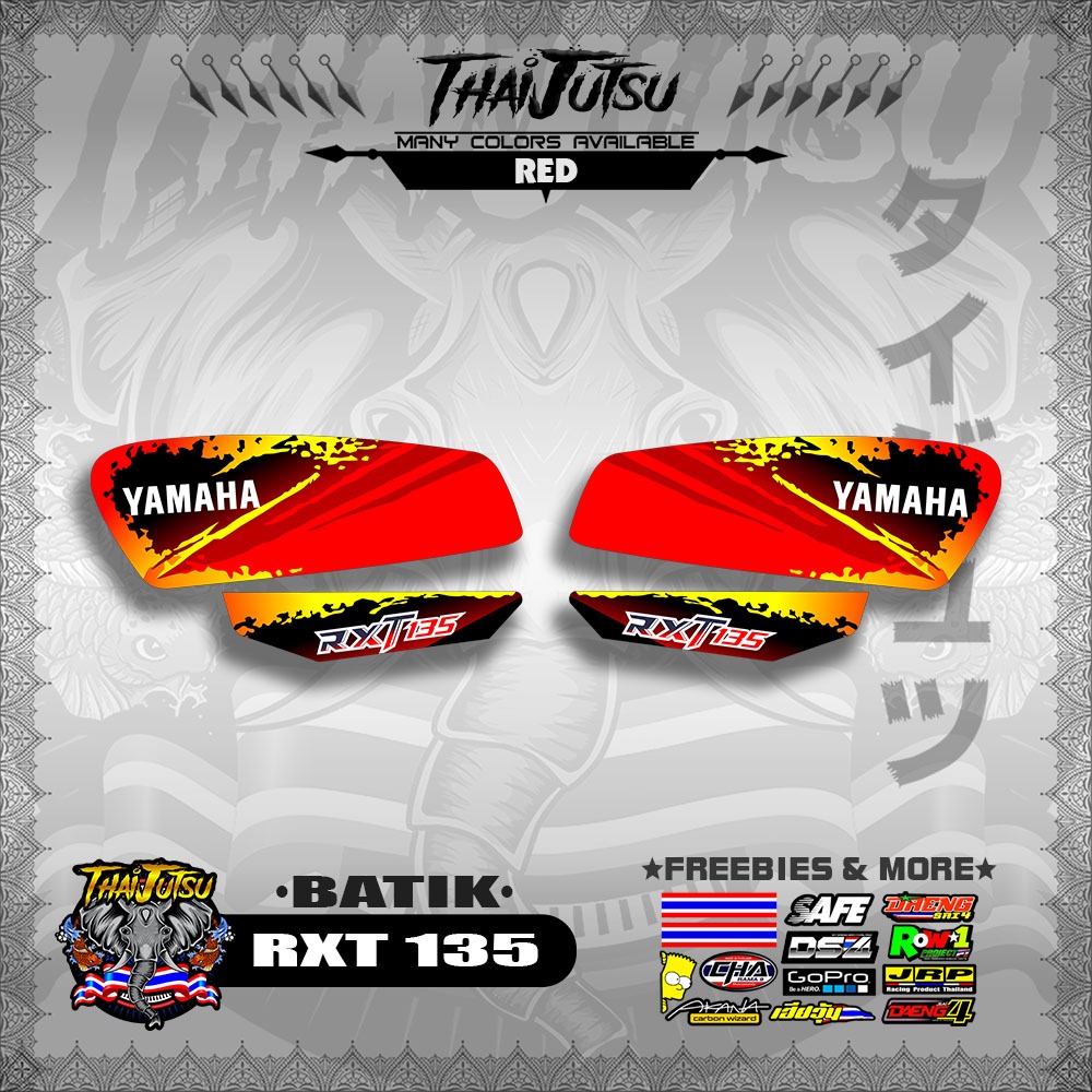 RXT 135 DECALS ( BATIK )【ThaijutsuStickers】 | Shopee Philippines