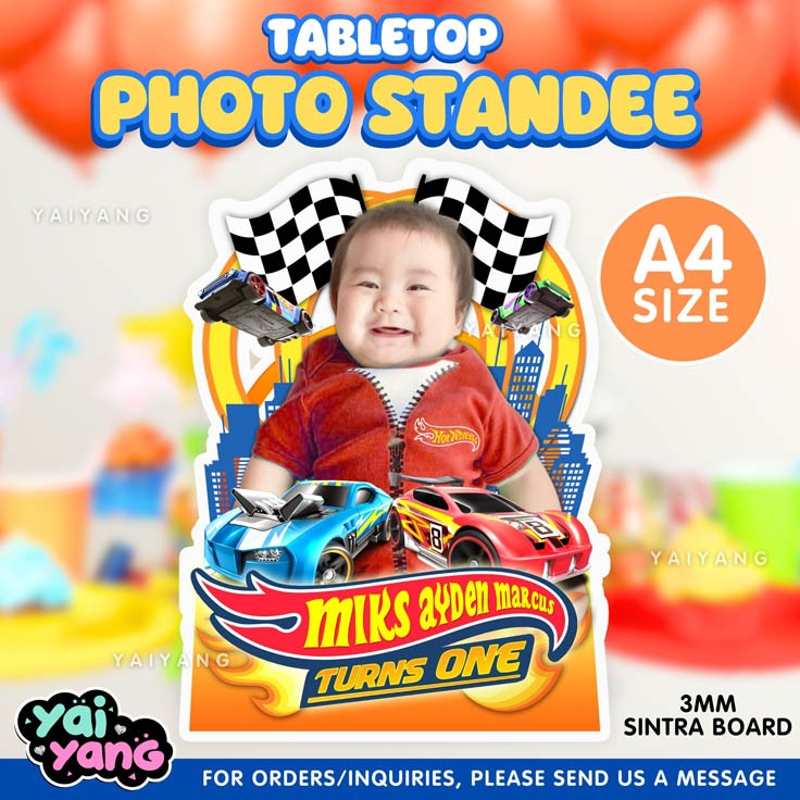 PERSONALIZED TABLE TOP PHOTO STANDEE A4 SIZE | Shopee Philippines