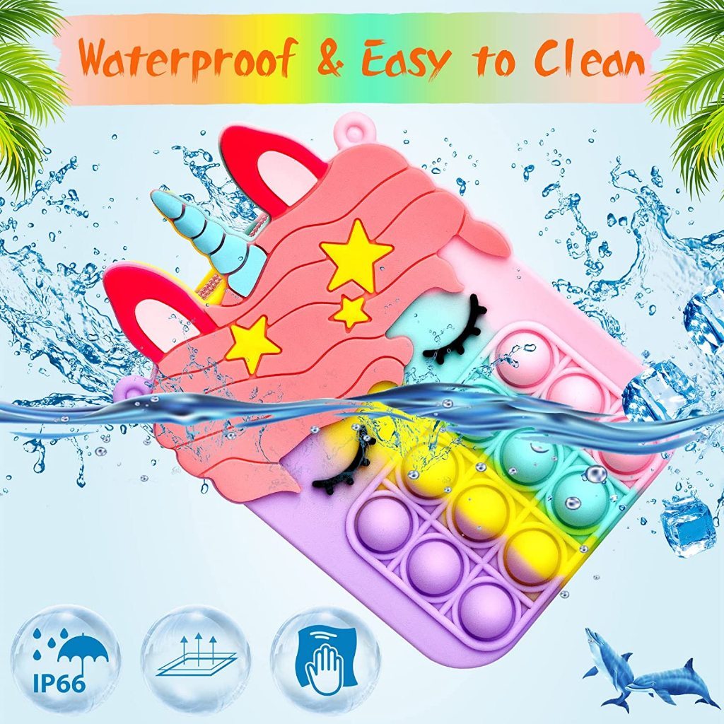 Timi Pop It Bag For Kids Girls Fidget Toy Unicorn Bag Children Coin ...