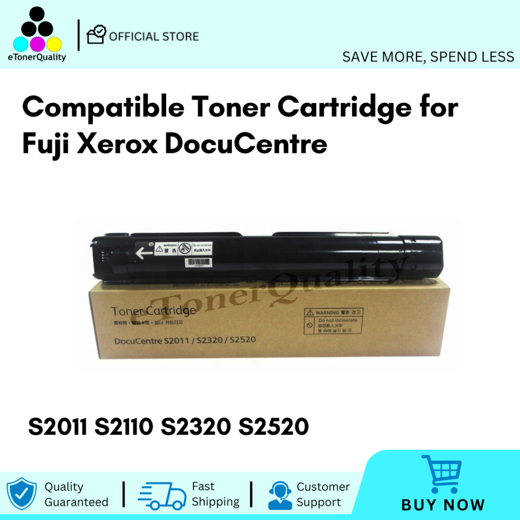 eTONER Compatible Toner Cartridge for Fuji Xerox DocuCentre S2011 S2110 ...