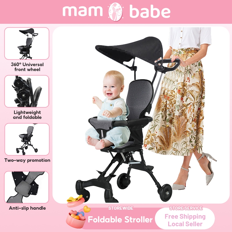 Foldable Stroller for Baby Stroller Soft Seat Hand Push for Toddler ...