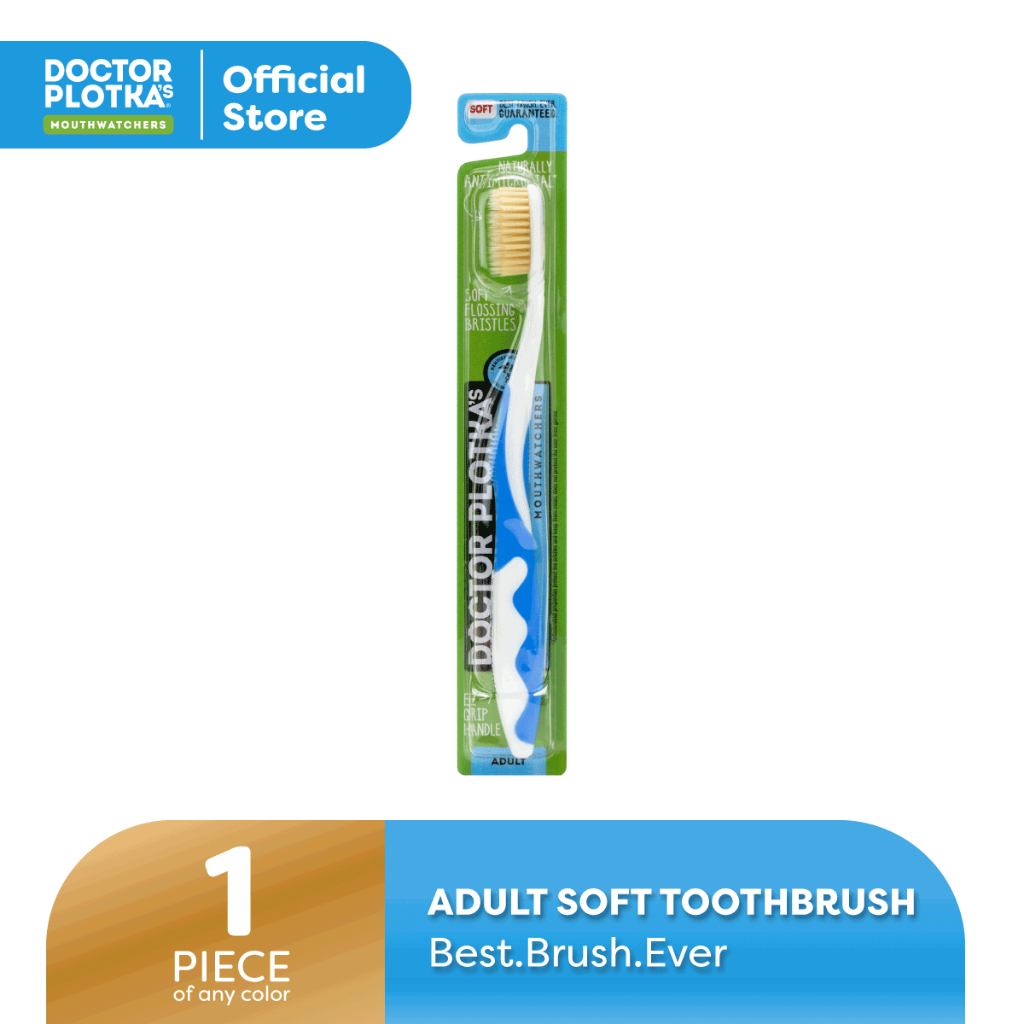 Dr. Plotka's Mouthwatchers Toothbrush Adult Soft - 1 Assorted Color ...