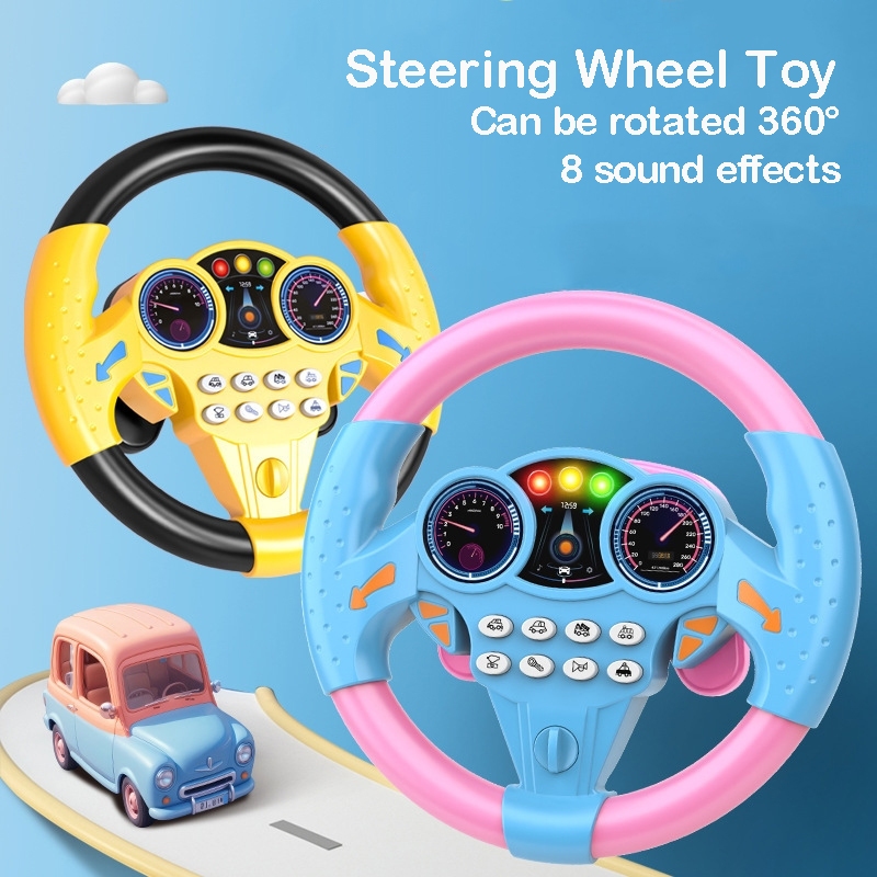 KiKi Steering Wheel Toy Manibela Car Ckn Toys Spinner Toy For Kids Baby ...