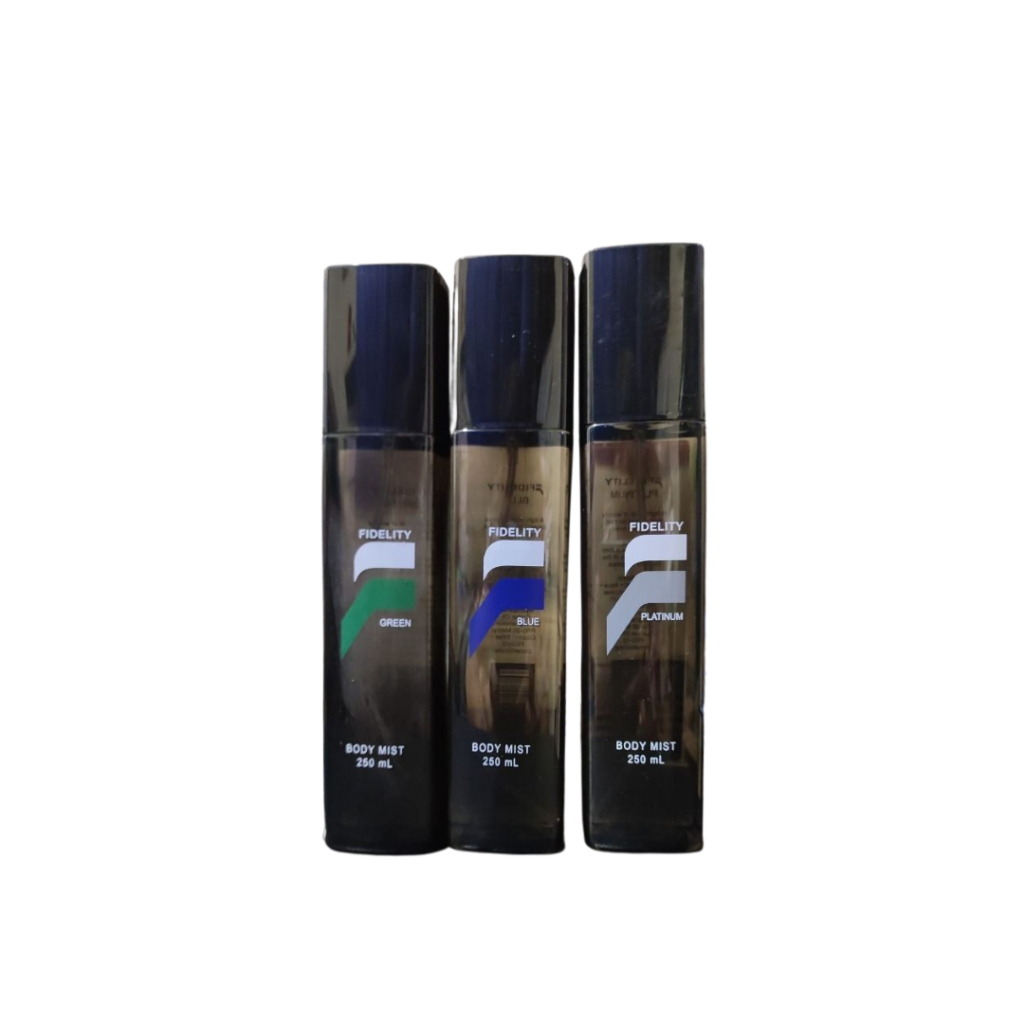 Fidelity Body Mist Blue Green Platinum 100mL and 200mL | Shopee Philippines