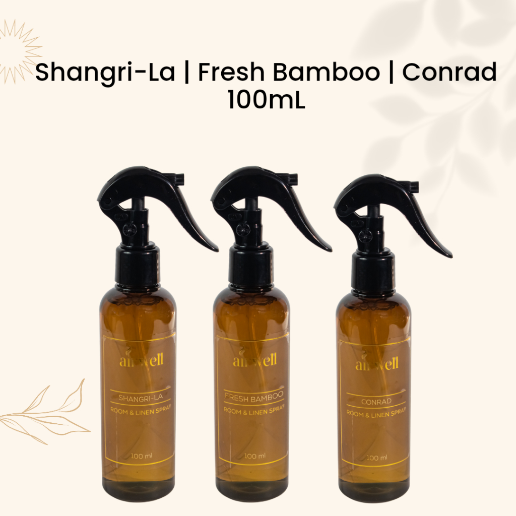 Airwell Combo Scents of 3 Room Linen Spray (100ml/200ml) | Anti ...