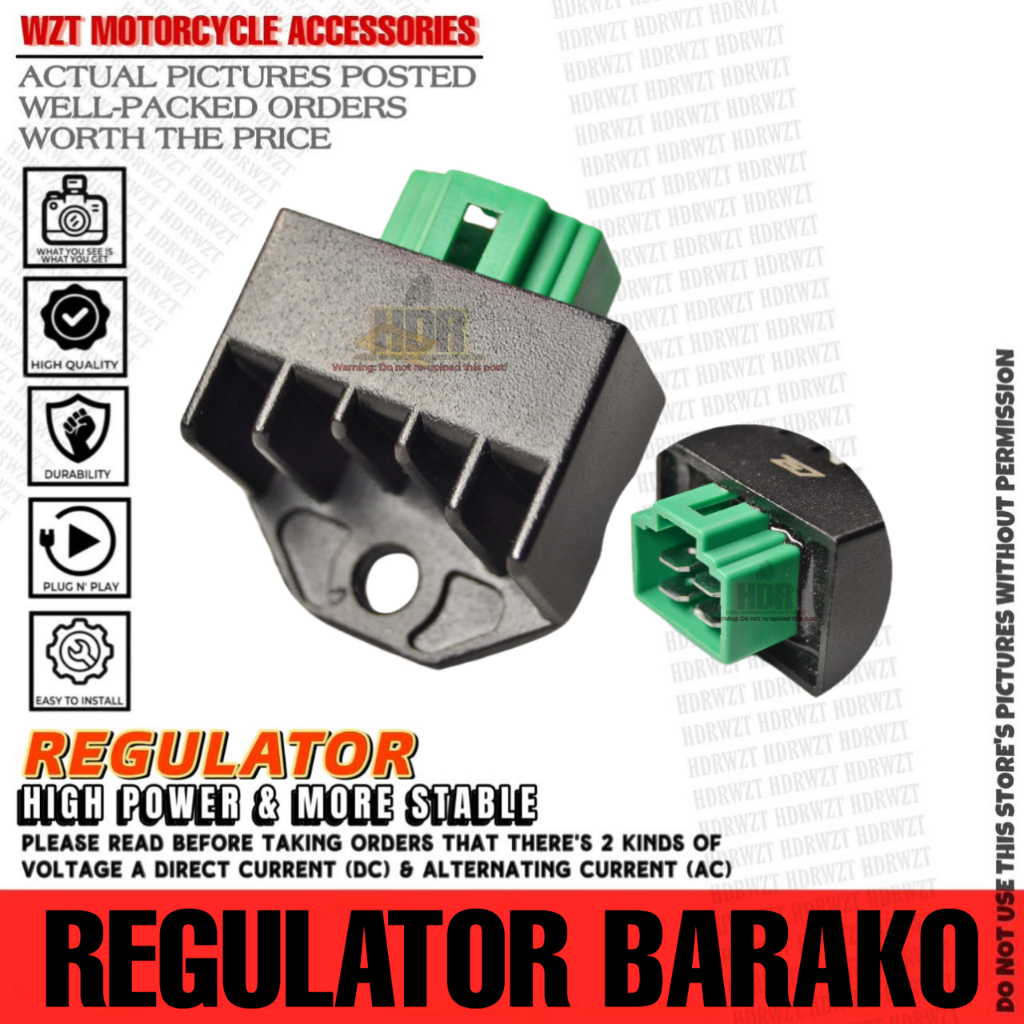 WZT KAWASAKI BARAKO 4PINS REGULATOR RECTIFIER FOR MOTORCYCLE JAPAN ...