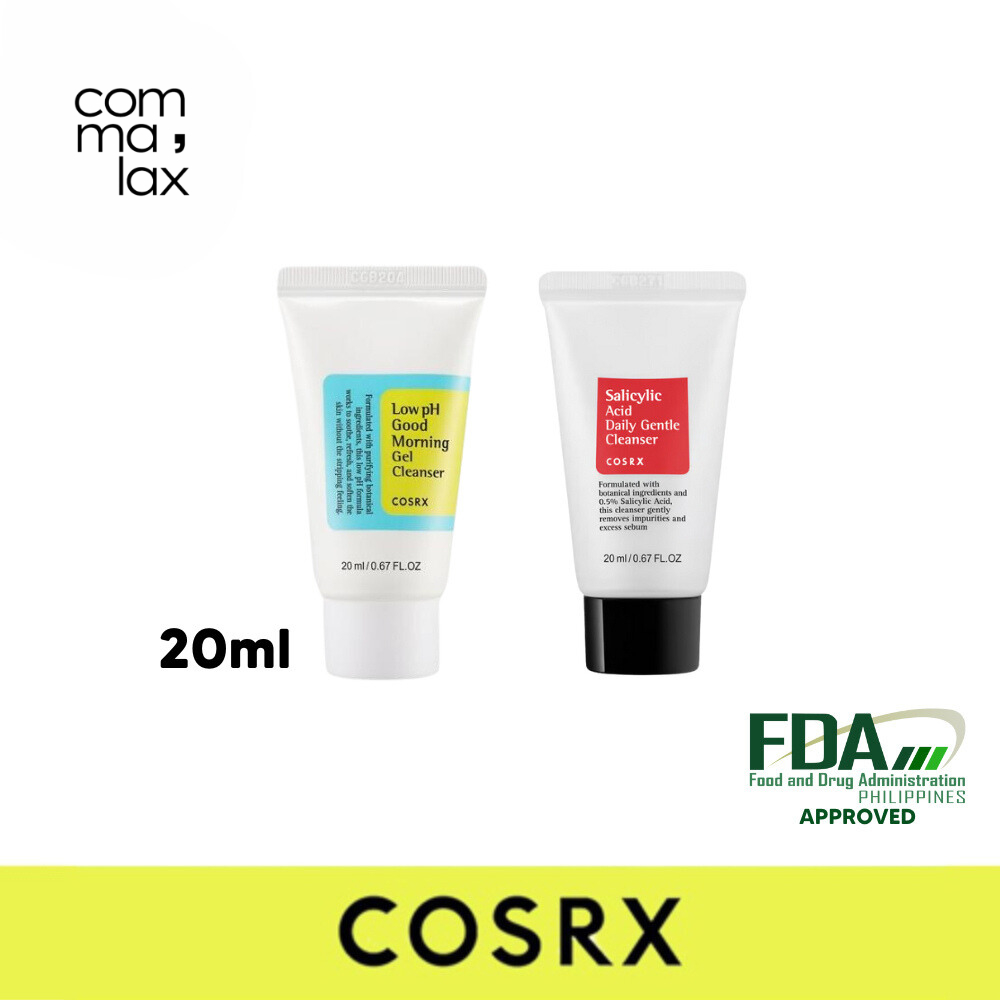 COSRX Low Ph Good Morning Gel Cleanser/Salicylic Acid Daily Gentle Cleanser 20ml | Shopee ...