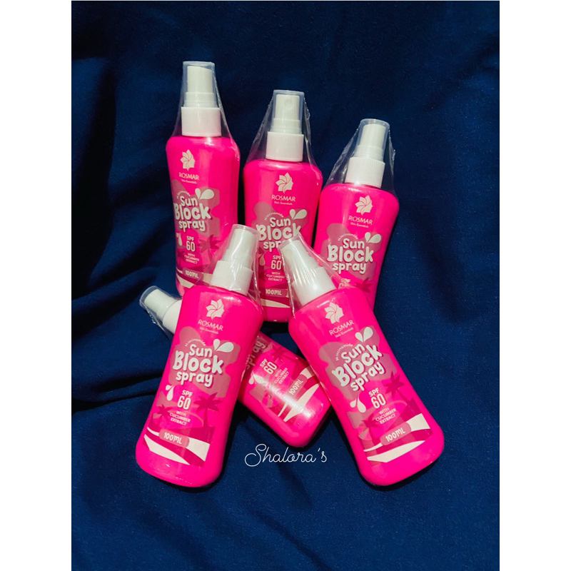 Shalora’s ROSMAR Sun Block Spray | Shopee Philippines
