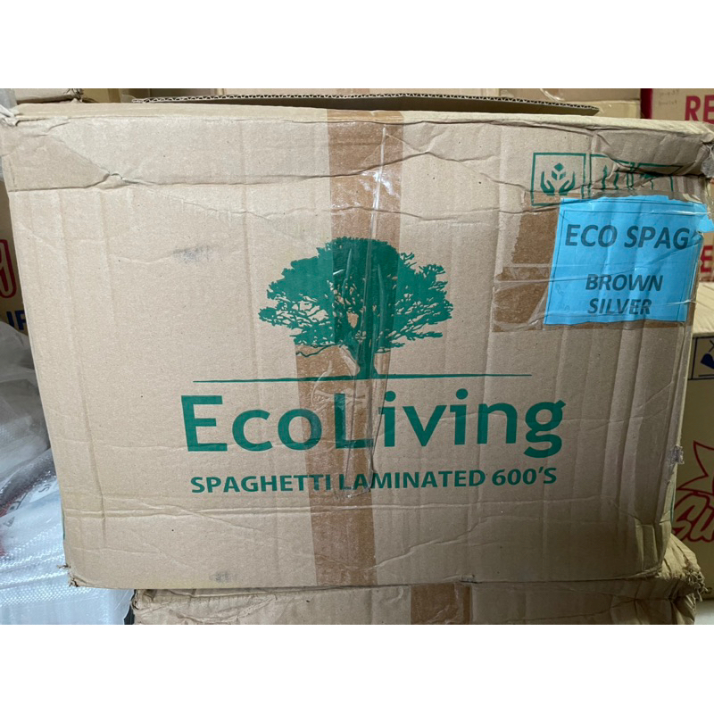 [600pcs] Spaghetti Paper Box, Laminated Silver Spaghetti Box | Shopee ...