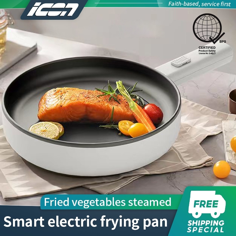 ICON Multifunctional Electric Frying Pan Electric Cooker Grill Pan Non ...