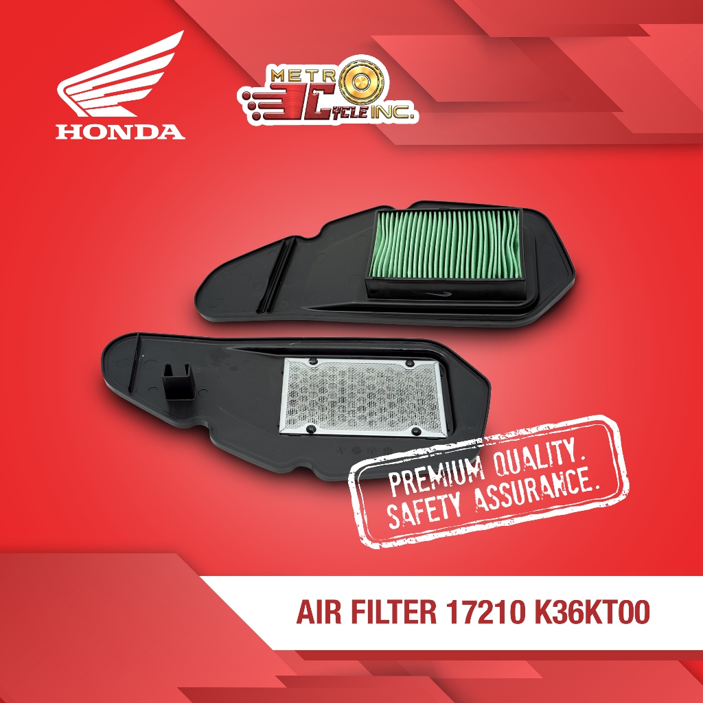 Honda Genuine Air Filter 17210K36T00 for ALL Click 125, Click 150 v1 ...