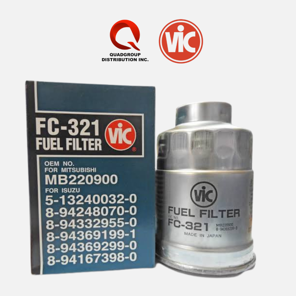 VIC FILTERS - FC-321 FUEL FILTER | Shopee Philippines