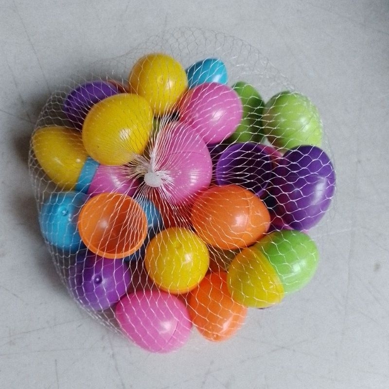 mini plastic eggtoys for kids(itlog pugo) /1.5inch 30pcs/pack | Shopee ...