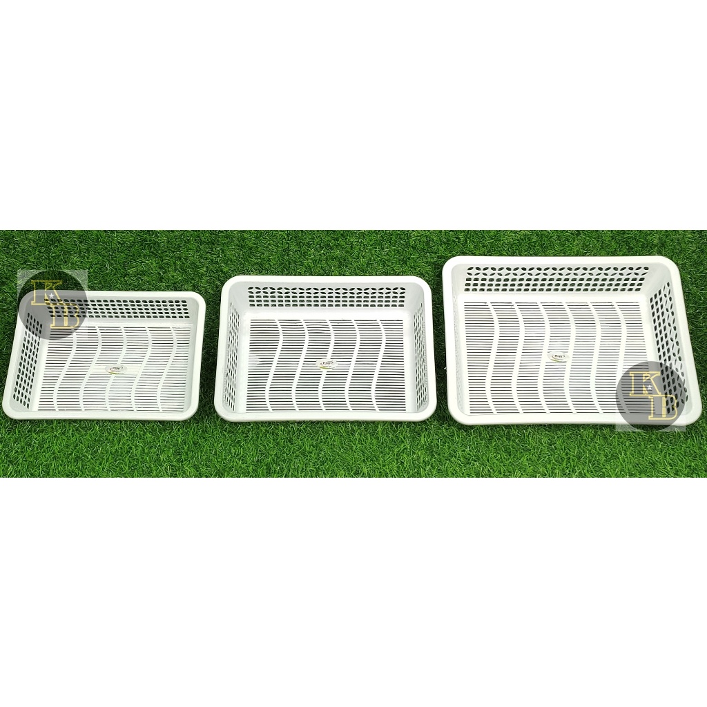 FRUIT AND VEGIES PLASTIC STRAINER BASKET RECTANGULAR FUHO STRAINER ...