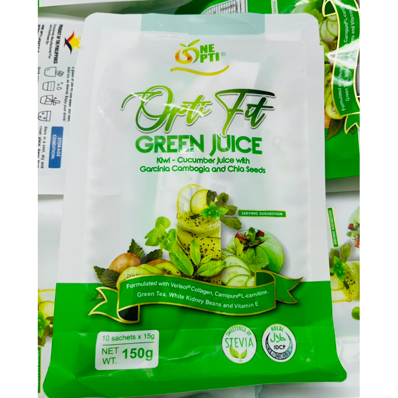 OptiFit Green Juice 10 sachet | Shopee Philippines