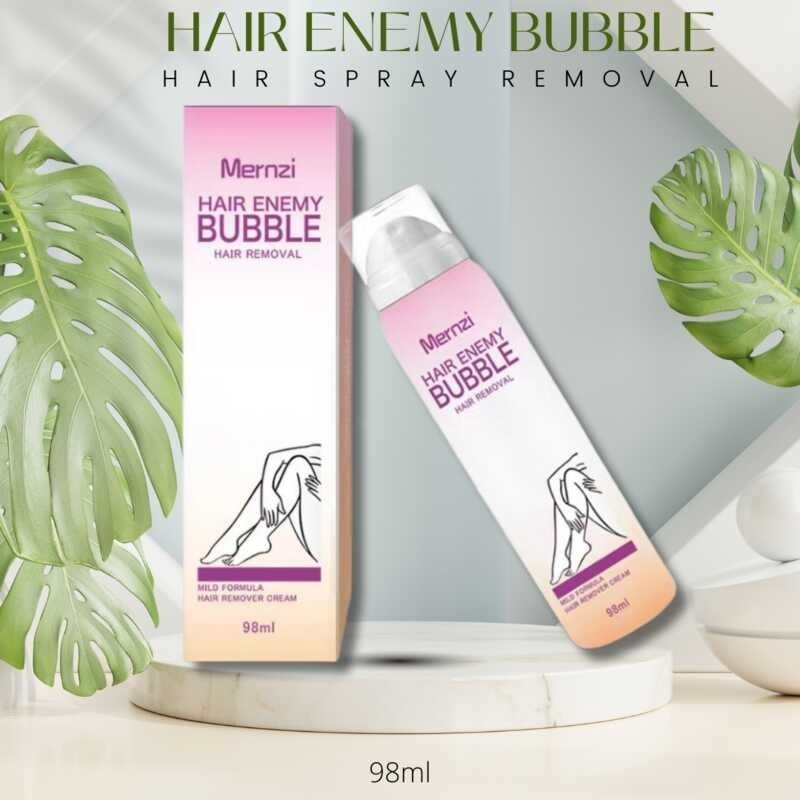 Depilatory Bubble Spray Hair Enemy Bubble Painless Hair Removal Spray ...