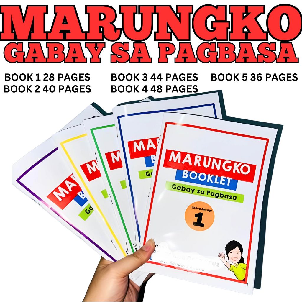 MARUNGKO GABAY SA PAGBASA BOOK 1, 2, 3, 4, 5 Special Edition Hard Cover ...