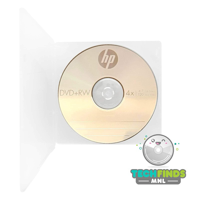 HP DVD+RW / DVDRW 4.7GB Blank Disc with PP Slim Case (1 PC. ONLY ...