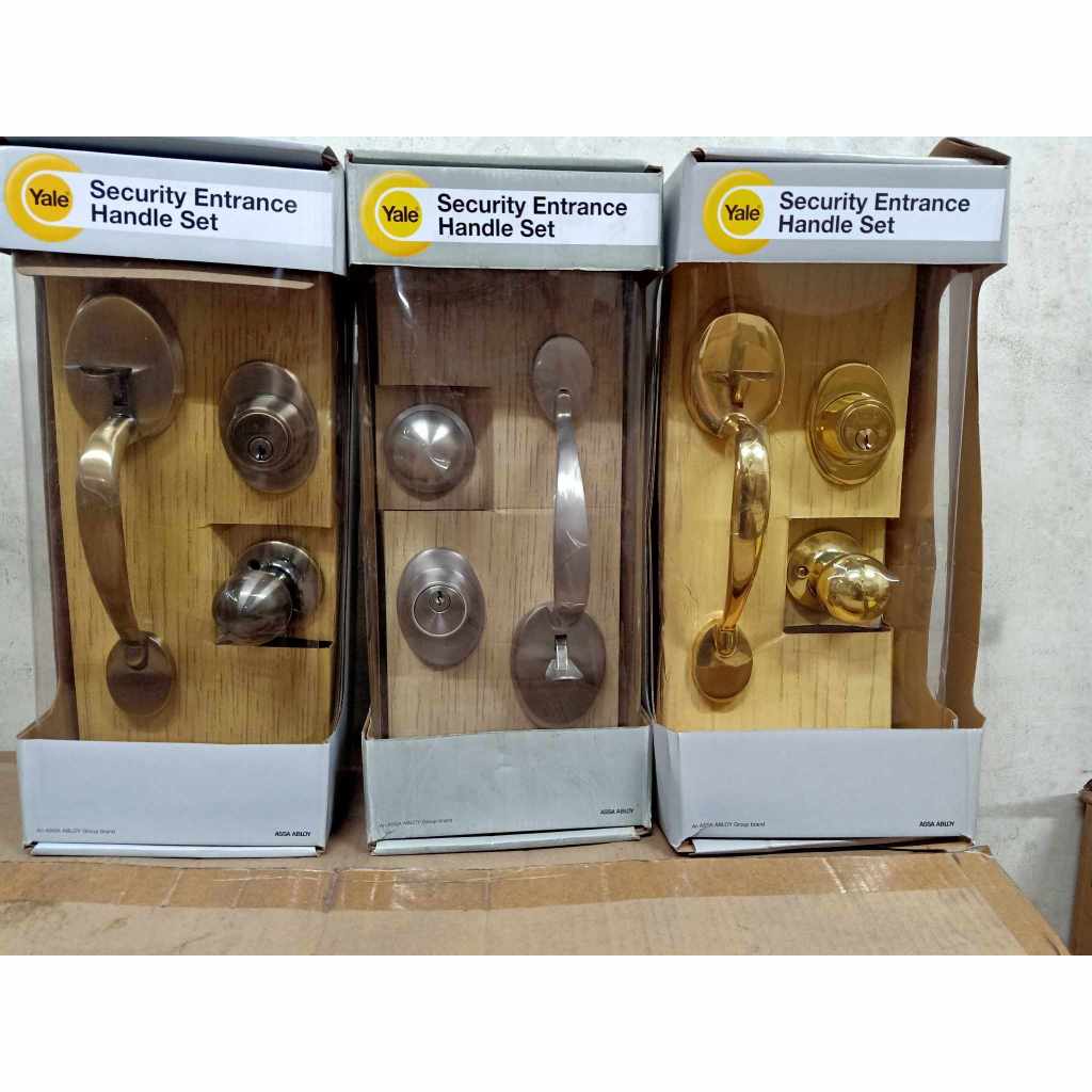 YALE MAIN ENTRANCE HANDLE LOCKSET ONE SIDE HANDLE . ONE SIDE KNOB ...