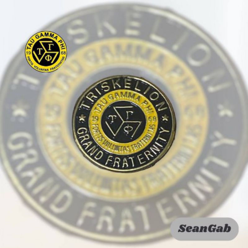 Triskelion Emblem Sticker Small Tau Gamma Phi CP Emblem (1.5 x 1.5 ...