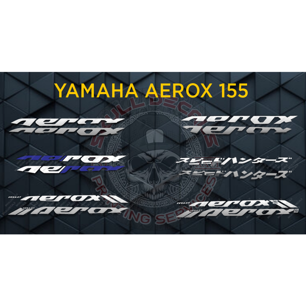 Aerox Z fairing Decals Cut-out (waterproof) | Shopee Philippines