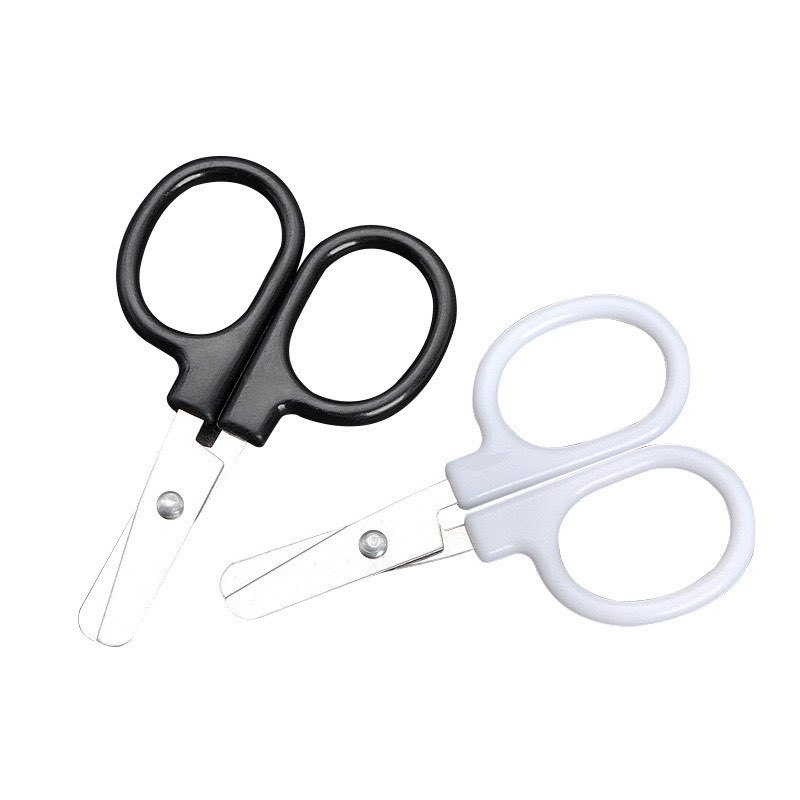 STAINLESS STEEL straight head small scissors mini children's scissors ...