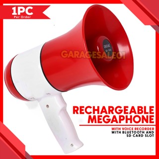 🟨Rechargeable Megaphone with Voice Recorder and USB Slot SALE🟨 | Shopee ...