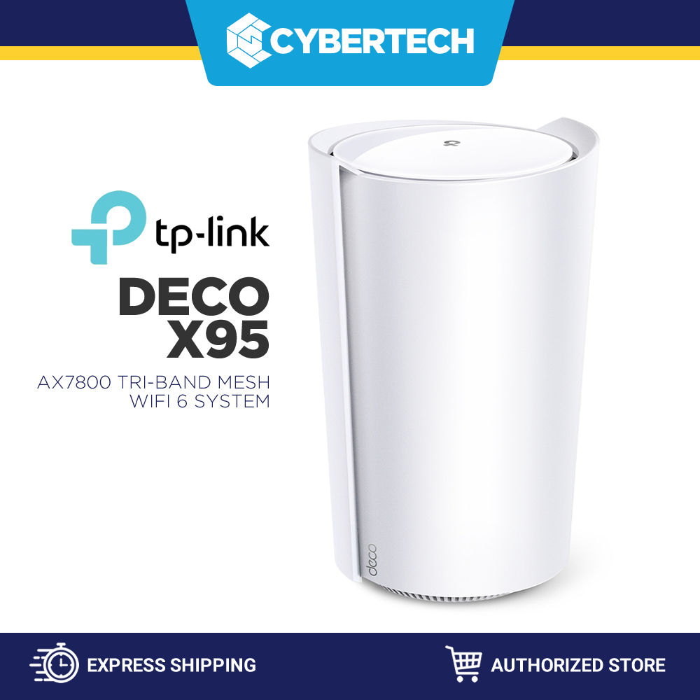Cybertech TP-Link Deco X95 AX7800 Tri-Band Mesh WiFi 6 System | Shopee ...