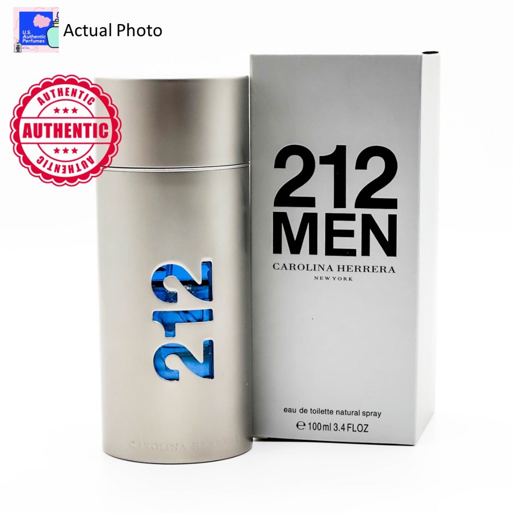 212 MEN Carolina Herrera (U.S. Authentic Perfumes) | Shopee Philippines