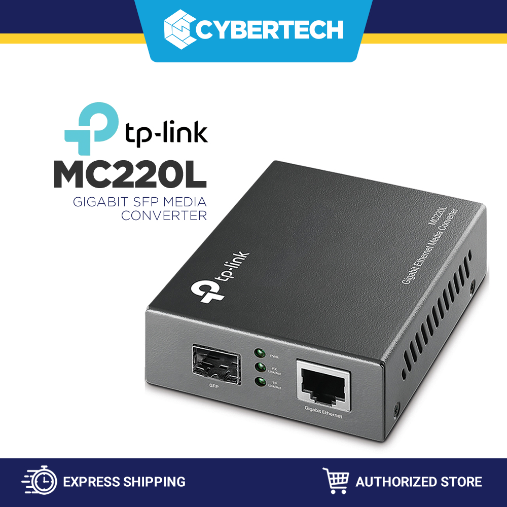 Cybertech TP-Link MC220L Gigabit SFP Media Converter | Shopee Philippines