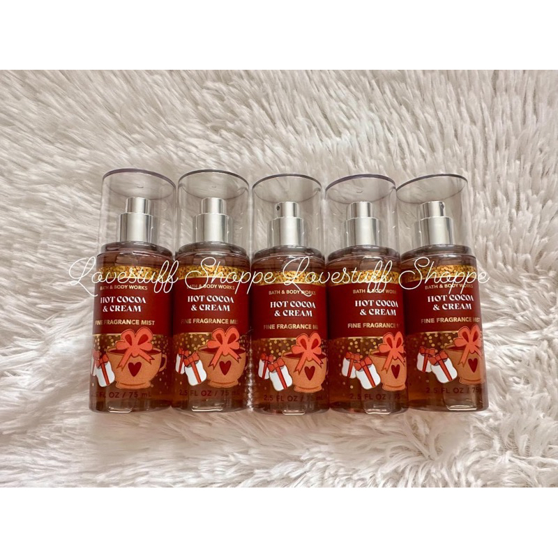 BBW Hot Cocoa & Cream Body mist fragrance from USA | Shopee Philippines