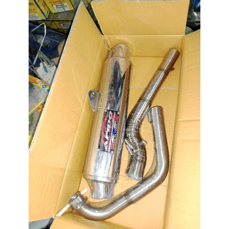 Apido Pipe Raider 150 carb black/ chrome | Shopee Philippines