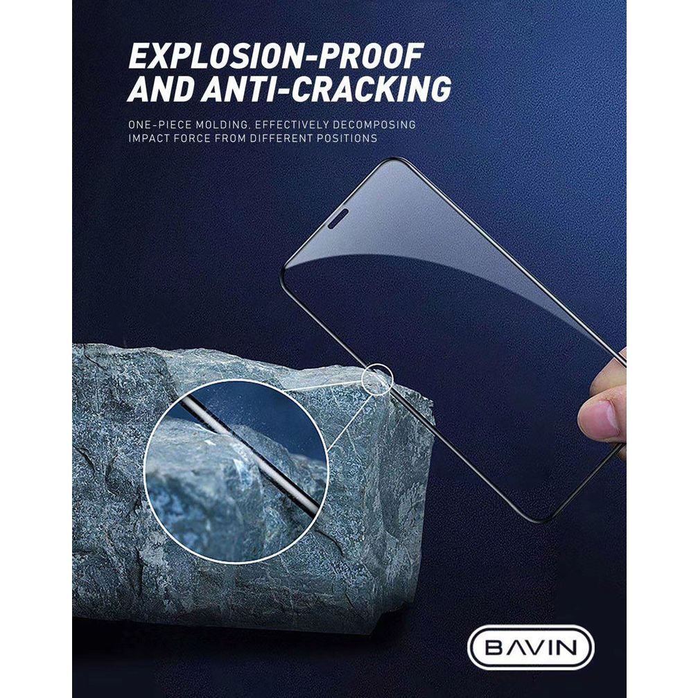 XY BAVIN Q10 Tempered Glass Full Screen Protectors for OPPO A5s / A7 ...