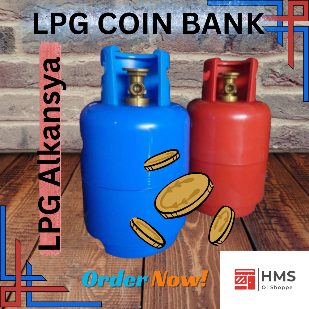 LPG Alkansya Coin Bank Plastic Coin Bank LPG Design Alcancia Alkansya ...