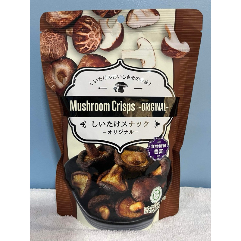 Japan Authentic Mushroom Crisps Original Shitake Snacks by Kobe Bussan ...