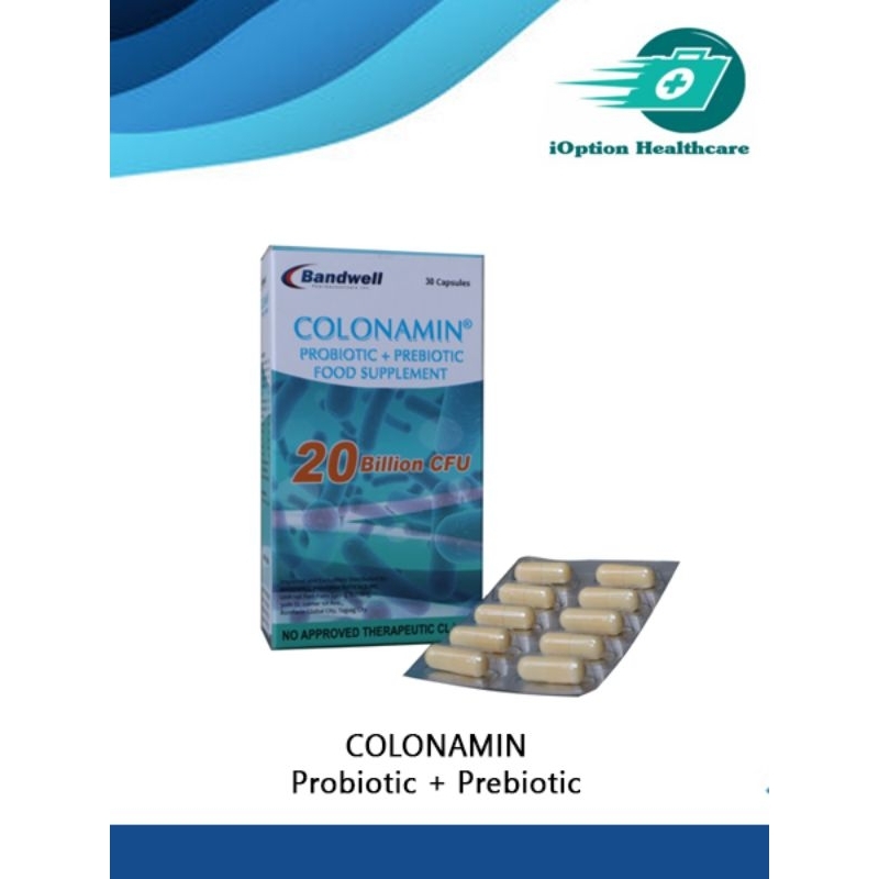 COLONAMIN Probiotic + Prebiotic 30 Capsules | Shopee Philippines