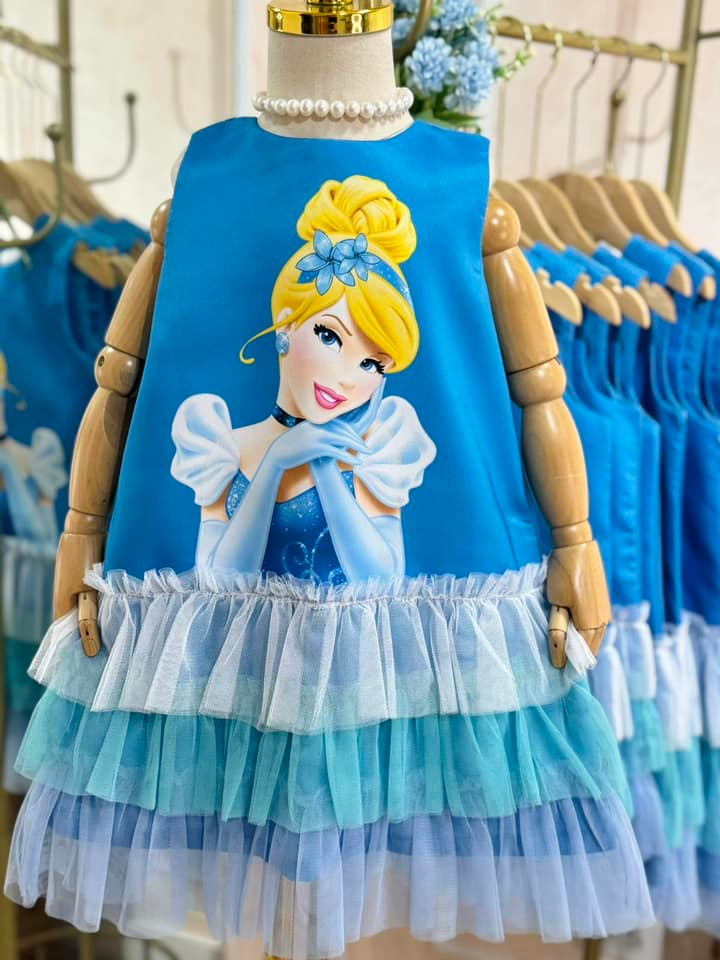 Mini bell disney princess dress, Cinderella, Ariel, Rapunzel, and Bell ...
