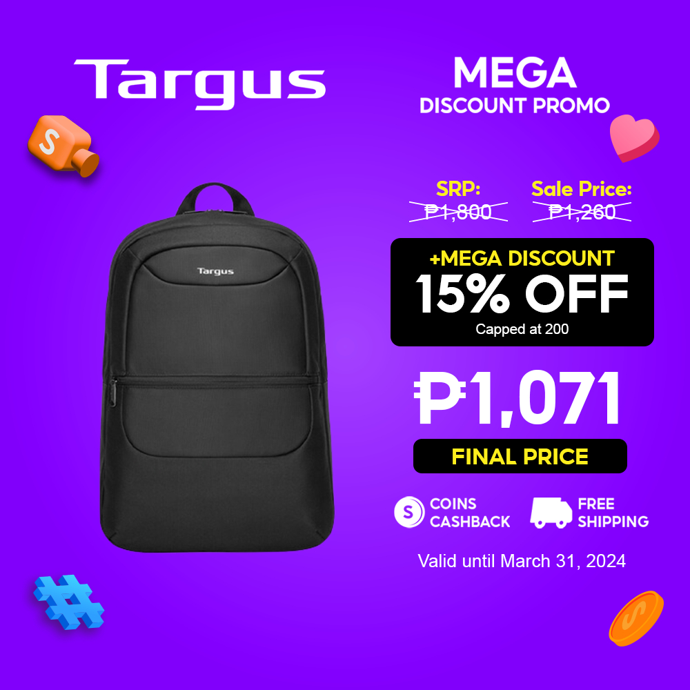 Targus 15.6" Safire Durable Lightweight Material Essential Laptop ...